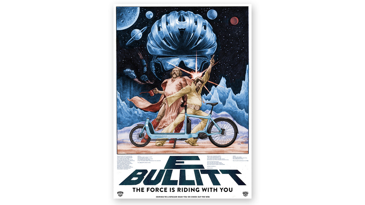 Bullitt Poster, eBullitt Force w Frame – Larry vs Harry